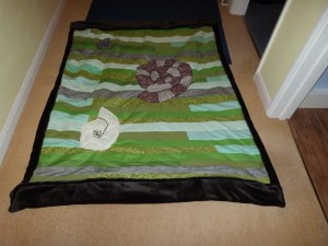 Christmas quilting. With ammonites! | My Patchwork Planet